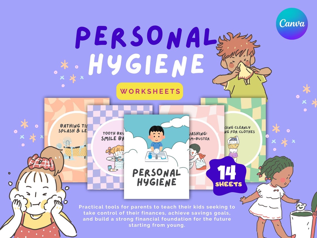 Personal Hygiene Worksheets Done for You - Etsy