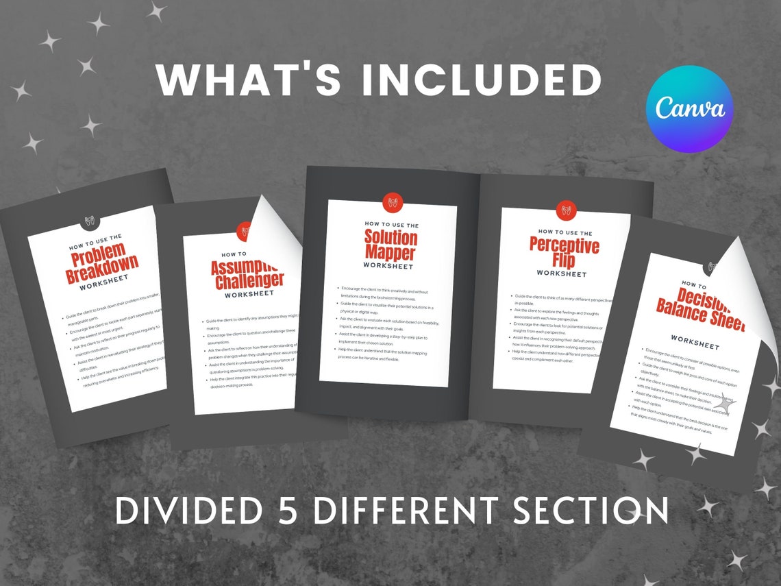 Strategic Thinking & Problem Solving Worksheets Done for You - Etsy