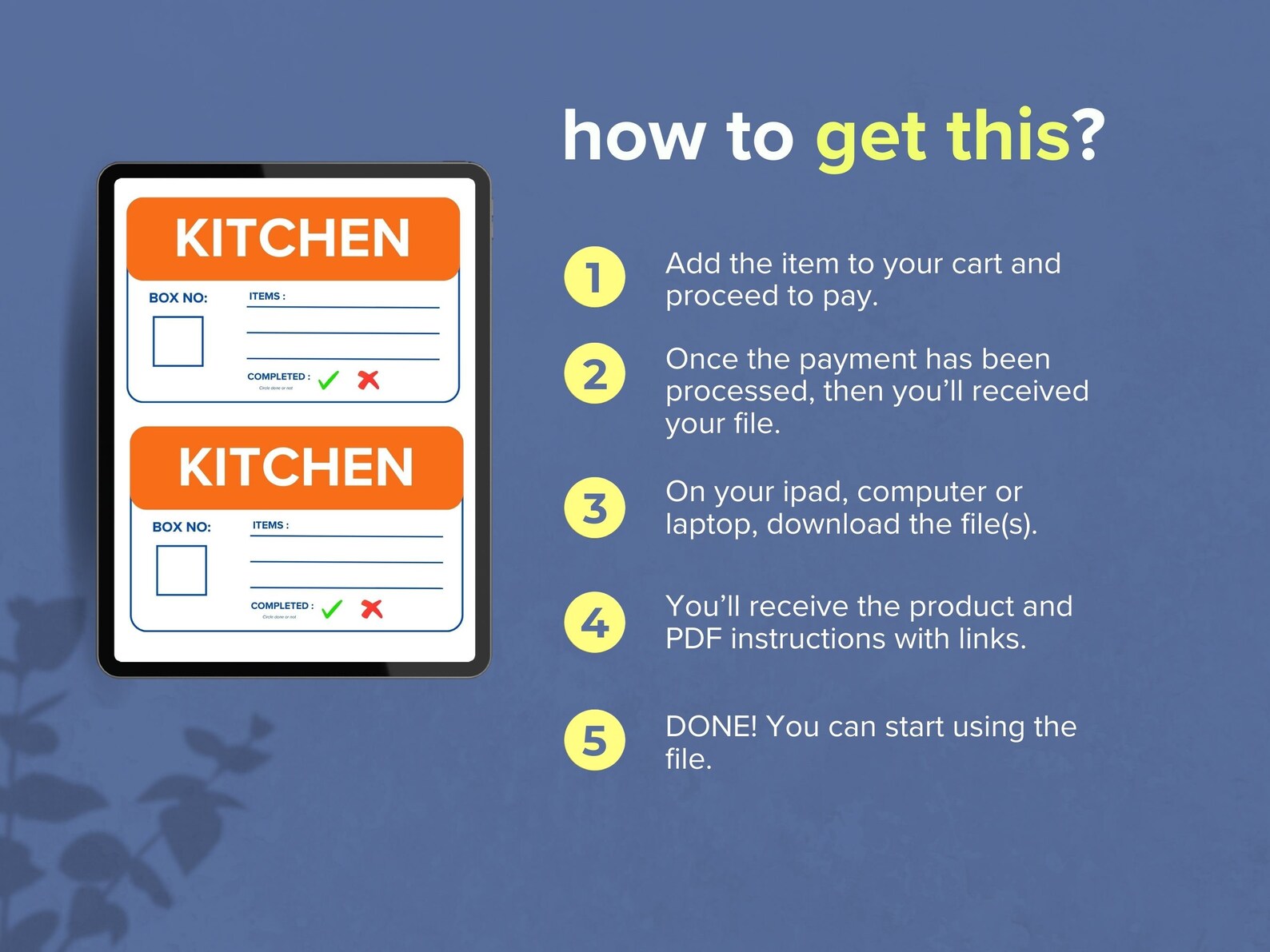 Ultimate Moving Box Labels - Digital Sticker Set - Etsy