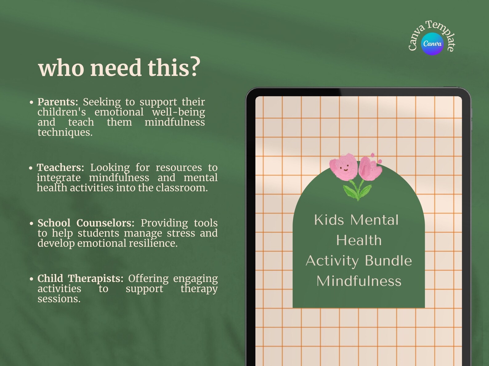 Kids Mental Health Activity Bundle Mindfullness - Etsy