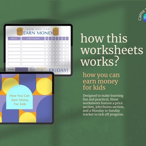Earn Money for Kids Worksheets Done for You - Etsy
