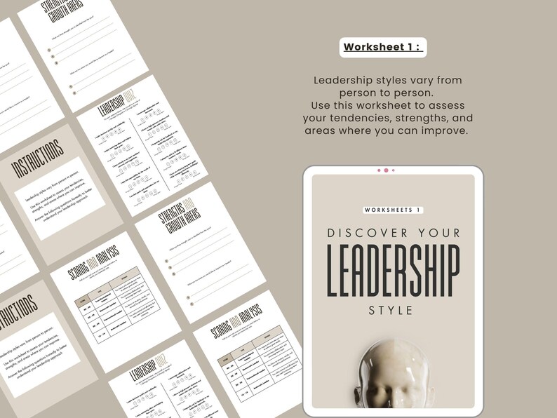 Leadership Toolkit Worksheets | Done for You - Etsy