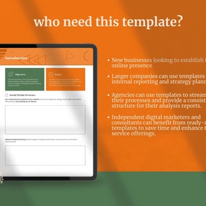 Digital Marketing Analysis Template - Etsy