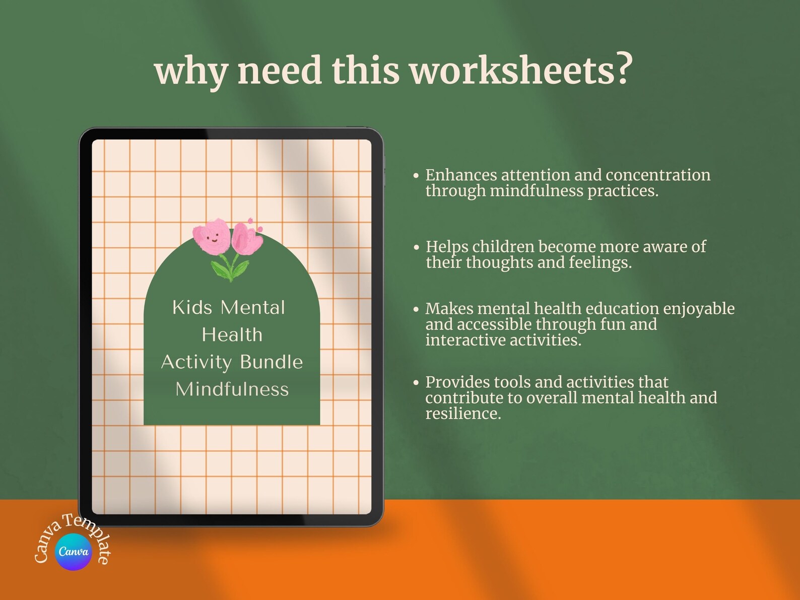 Kids Mental Health Activity Bundle Mindfullness - Etsy