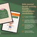Kids Mental Health Activity Bundle Mindfullness - Etsy