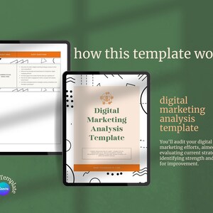 Digital Marketing Analysis Template - Etsy