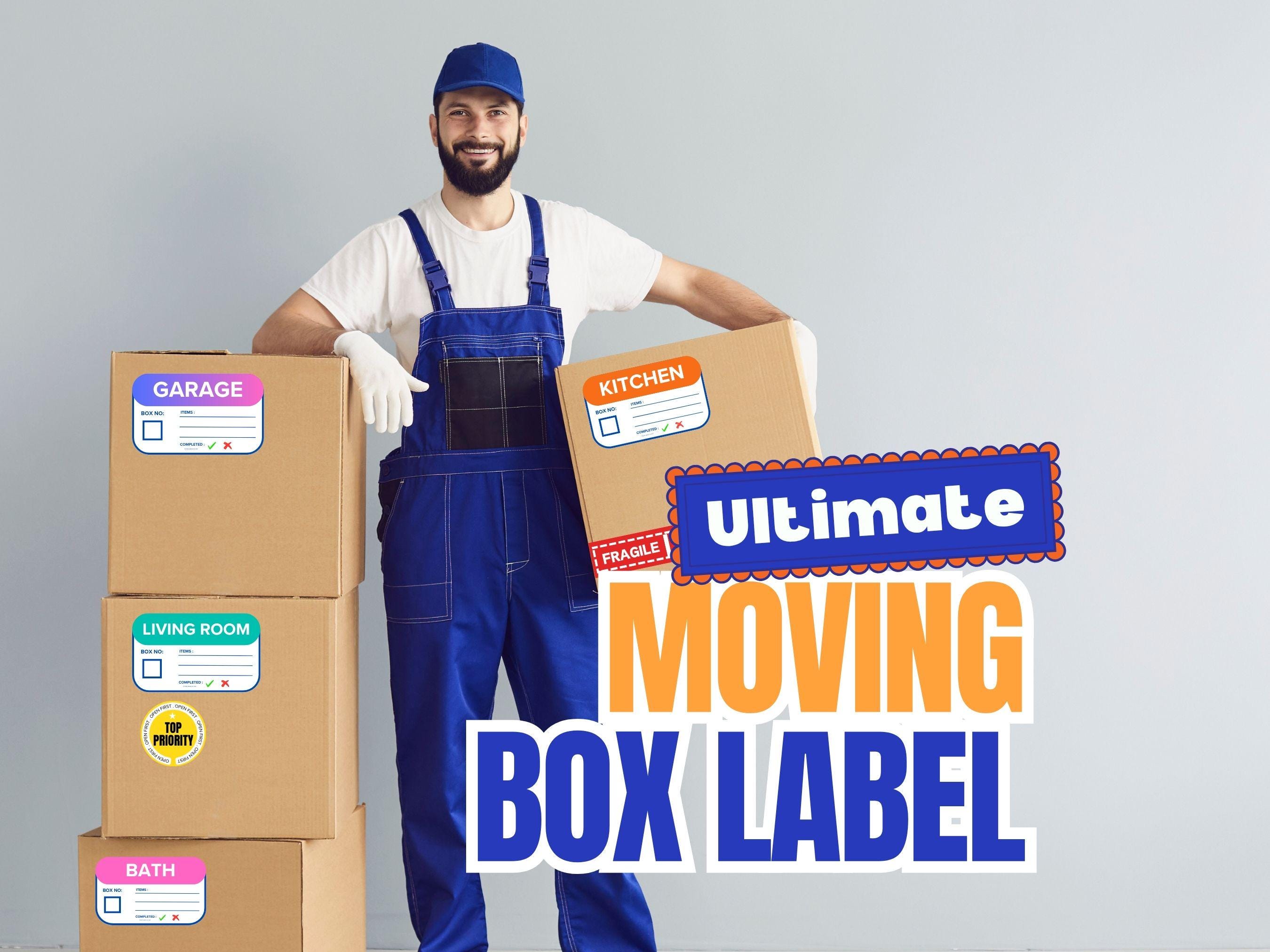 Ultimate Moving Box Labels - Digital Sticker Set - Etsy