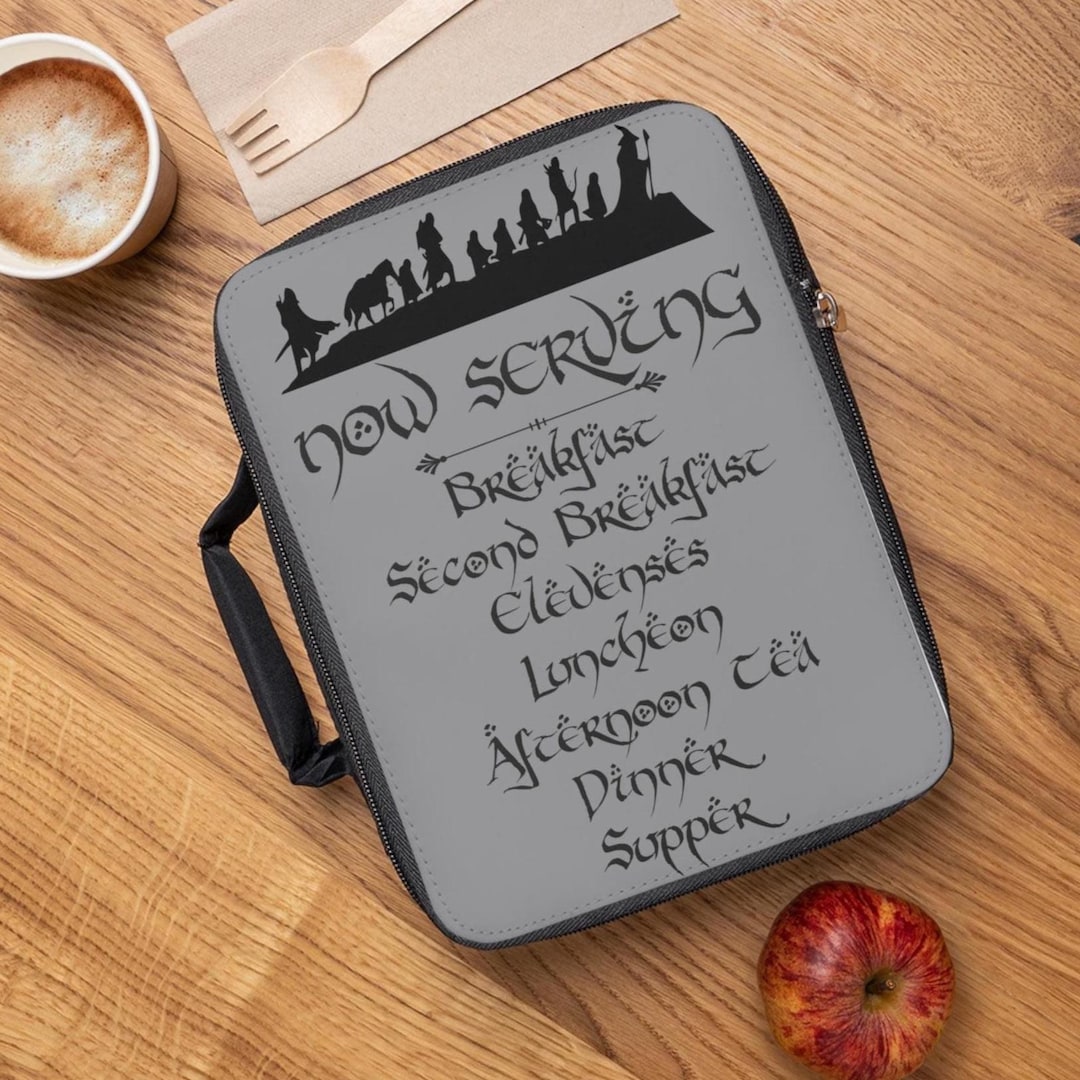 LOTR Inspired Lunch Box - Gift for LOTR Fan - Second Breakfast ...