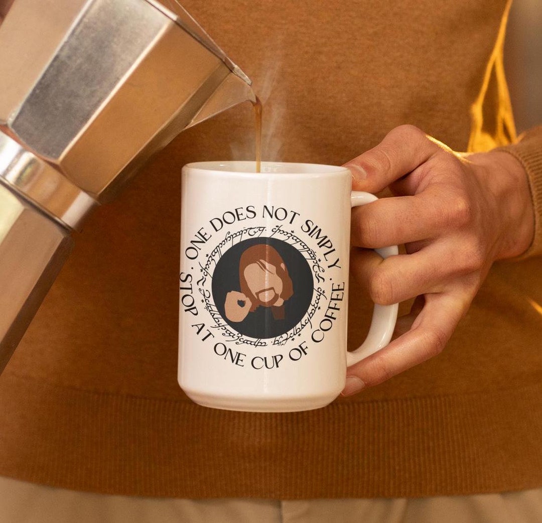 The Lord of the Rings Mug - One Does Not Simply - Funny Boromir Mug ...