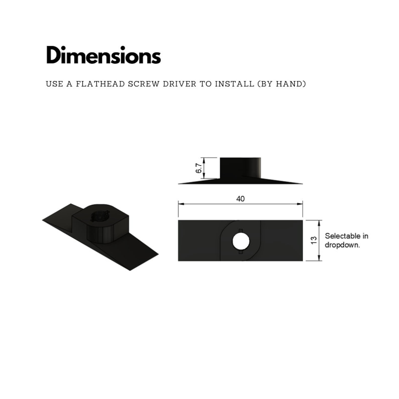Acoustic Panel M6 Bolt Clip - by Walltune - Etsy