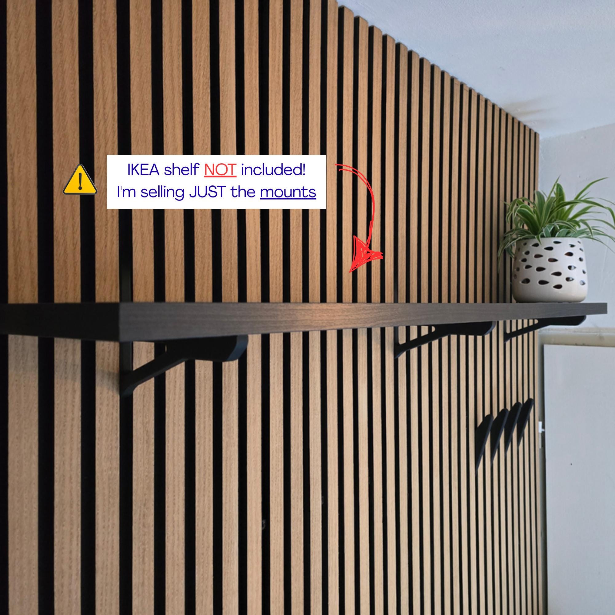 Acoustic Panel Shelf Mount - Screw-in - Walltune - Etsy