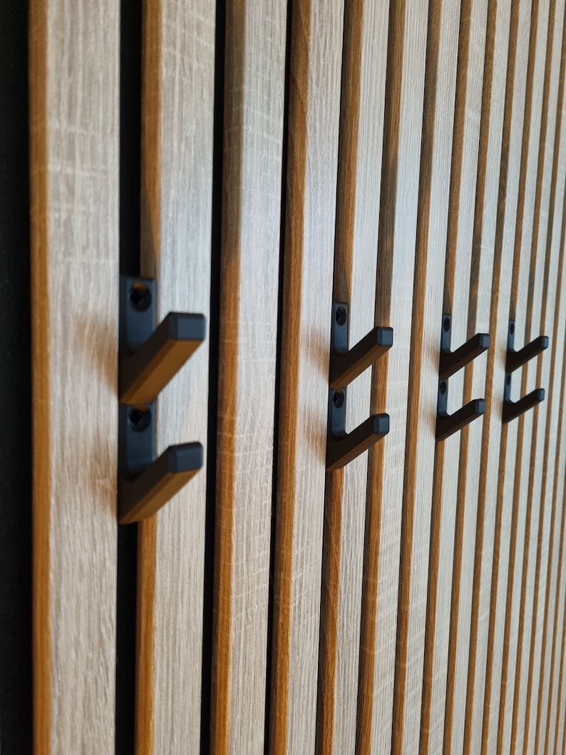 Acoustic Panel Hook - Double - Screw - Coat Rack for AKU Panels - Etsy