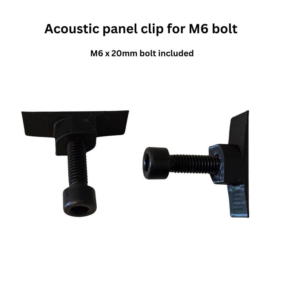 Acoustic Panel M6 Bolt Clip - by Walltune - Etsy