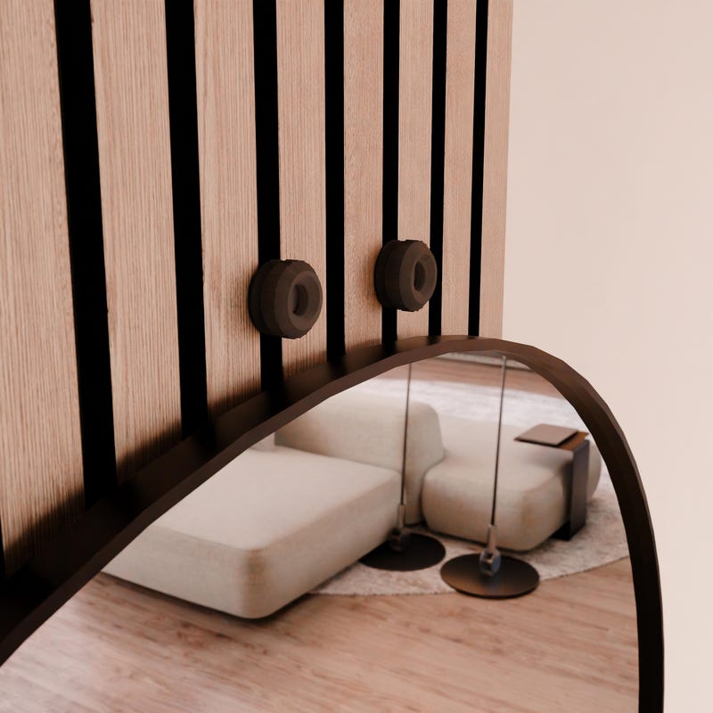 Wood Twist Mirror - Etsy