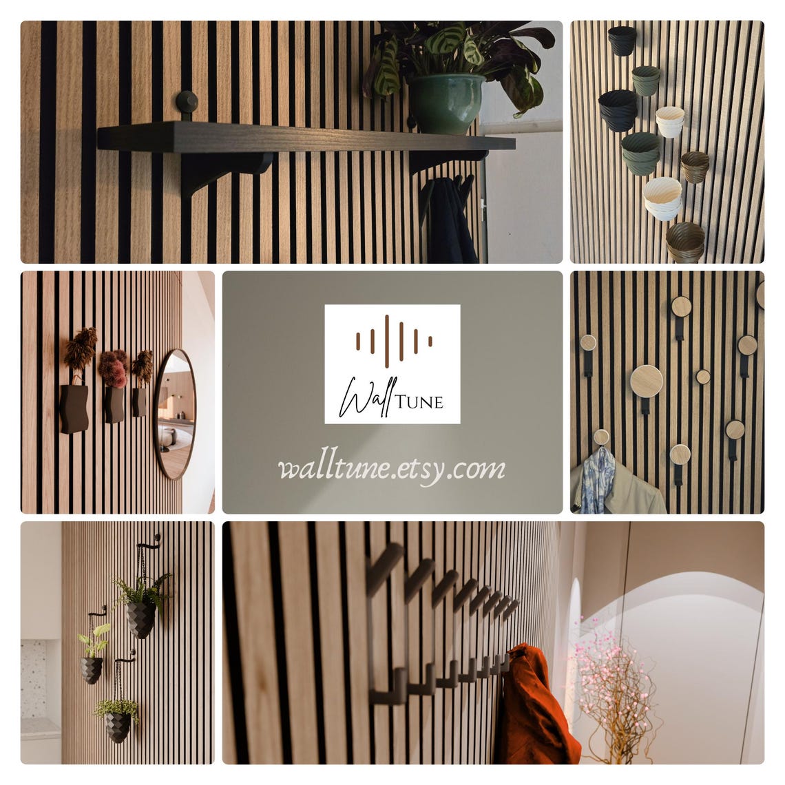 Acoustic Panel Shelf Mount - Screw-in - Walltune - Etsy