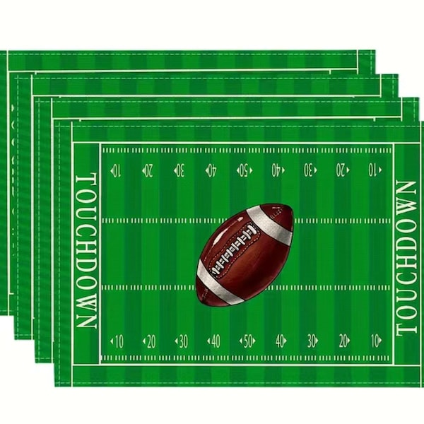 Super Bowl Placemats - Etsy