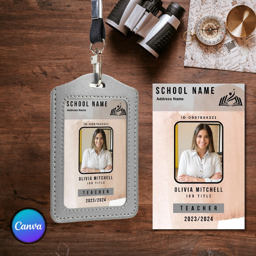 Homeschool Teacher Identification Card, Student ID, Teacher ID ...