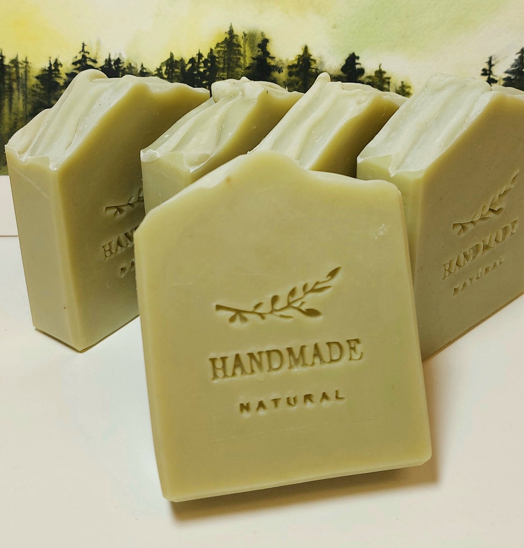 Fresh Cucumber / Spearmint Soap | Fresh Soap | Herbal Soap - Etsy