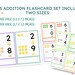 Printable Addition Flash Cards Math Facts Flashcards Guided Sums Facts ...
