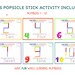 Popsicle Sticks Number Game: Montessori Toddler Activity (digital ...