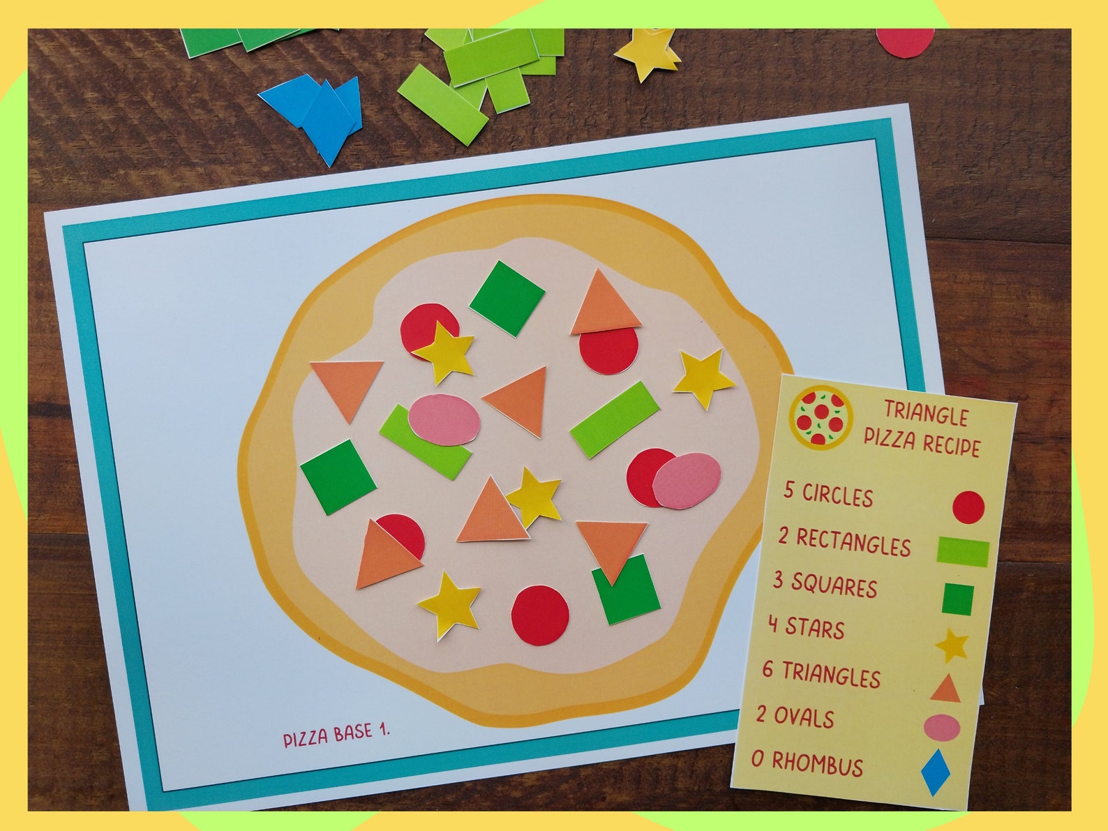 Printable Shapes Activity for Toddlers and Preschoolers Shape Worksheet ...