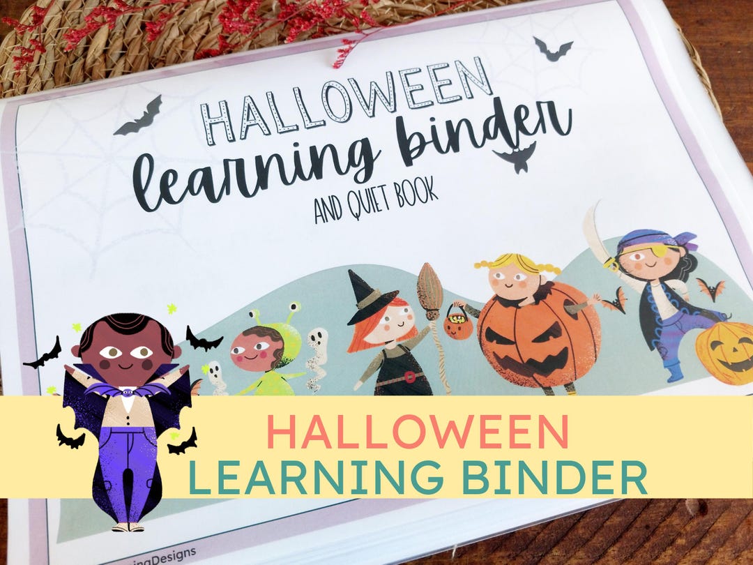 Halloween Learning Binder: Preschool Fall Activity Book (digital ...
