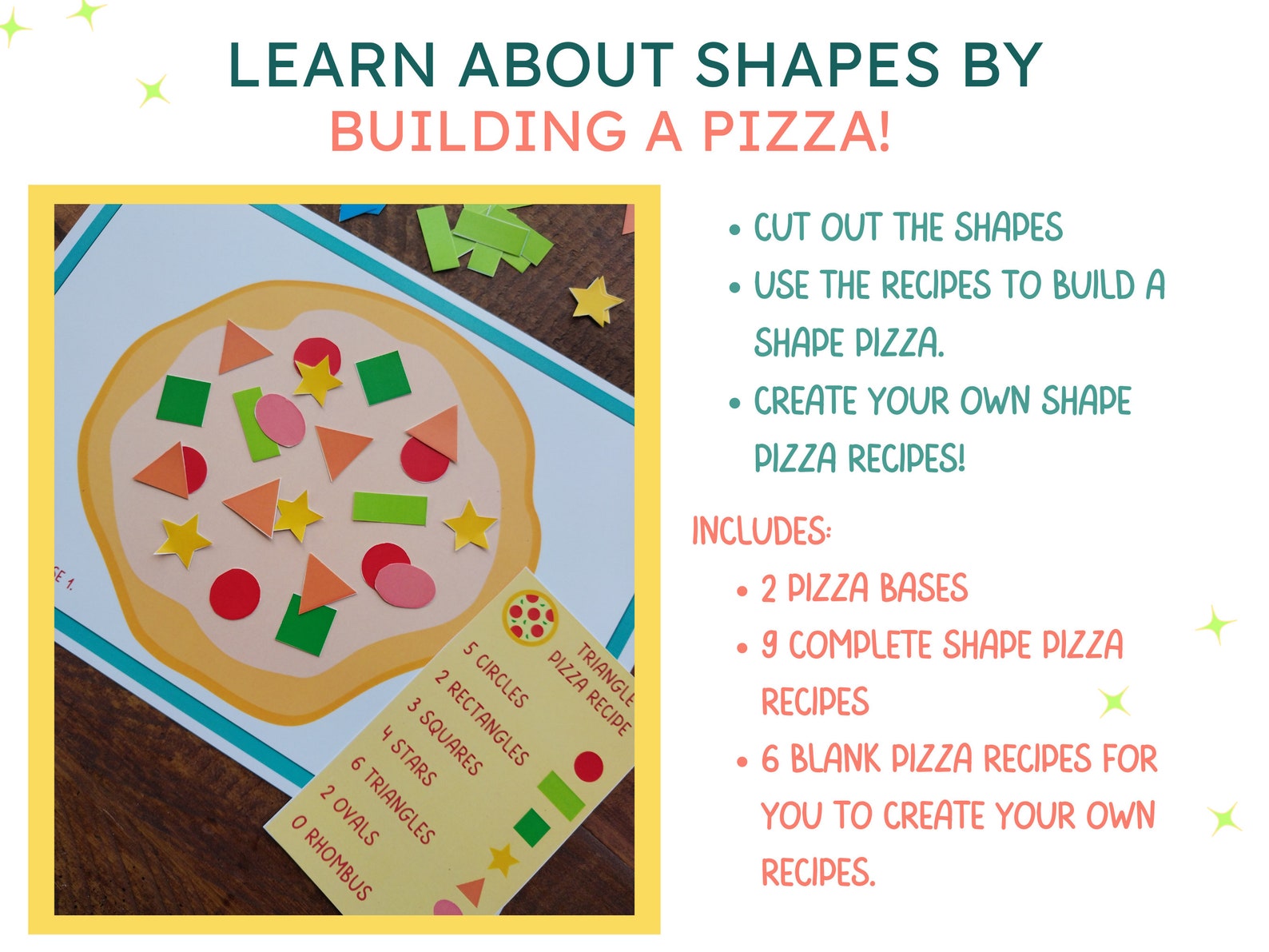 Printable Shapes Activity for Toddlers and Preschoolers | Shape ...