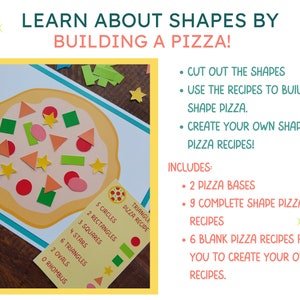 Build A Pizza With Shapes: A Shapes Activity for Toddlers and ...