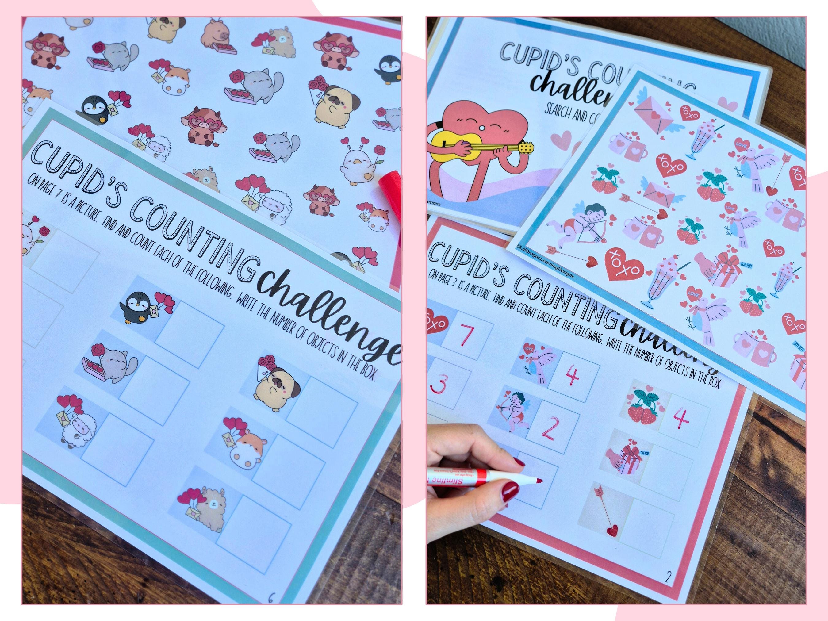 Valentine's Day I Spy Activity for Kids, Search and Find Game ...