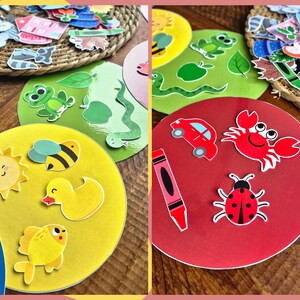 Caterpillar Color Sorting & Matching Activity: Build a Rainbow ...