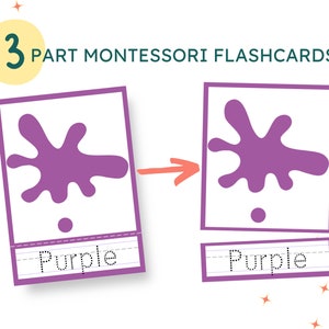 Printable Color Flashcards | Montessori Flashcards for Toddlers ...