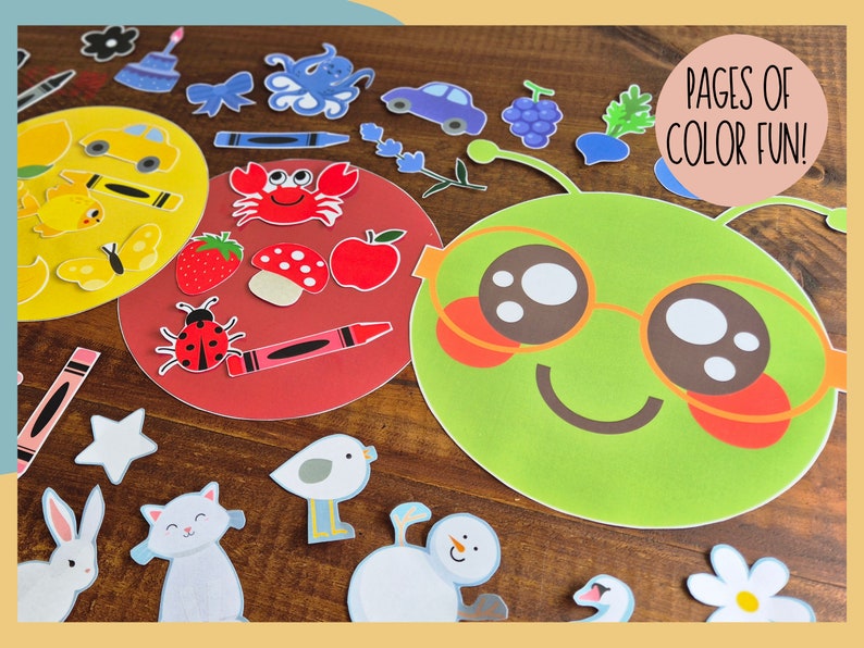 Caterpillar Color Sorting & Matching Activity: Build a Rainbow ...