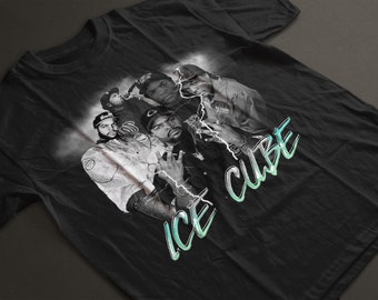 Ice Cube Rapper T Shirt Rap 90s Casual Men Women T-shirt - Etsy