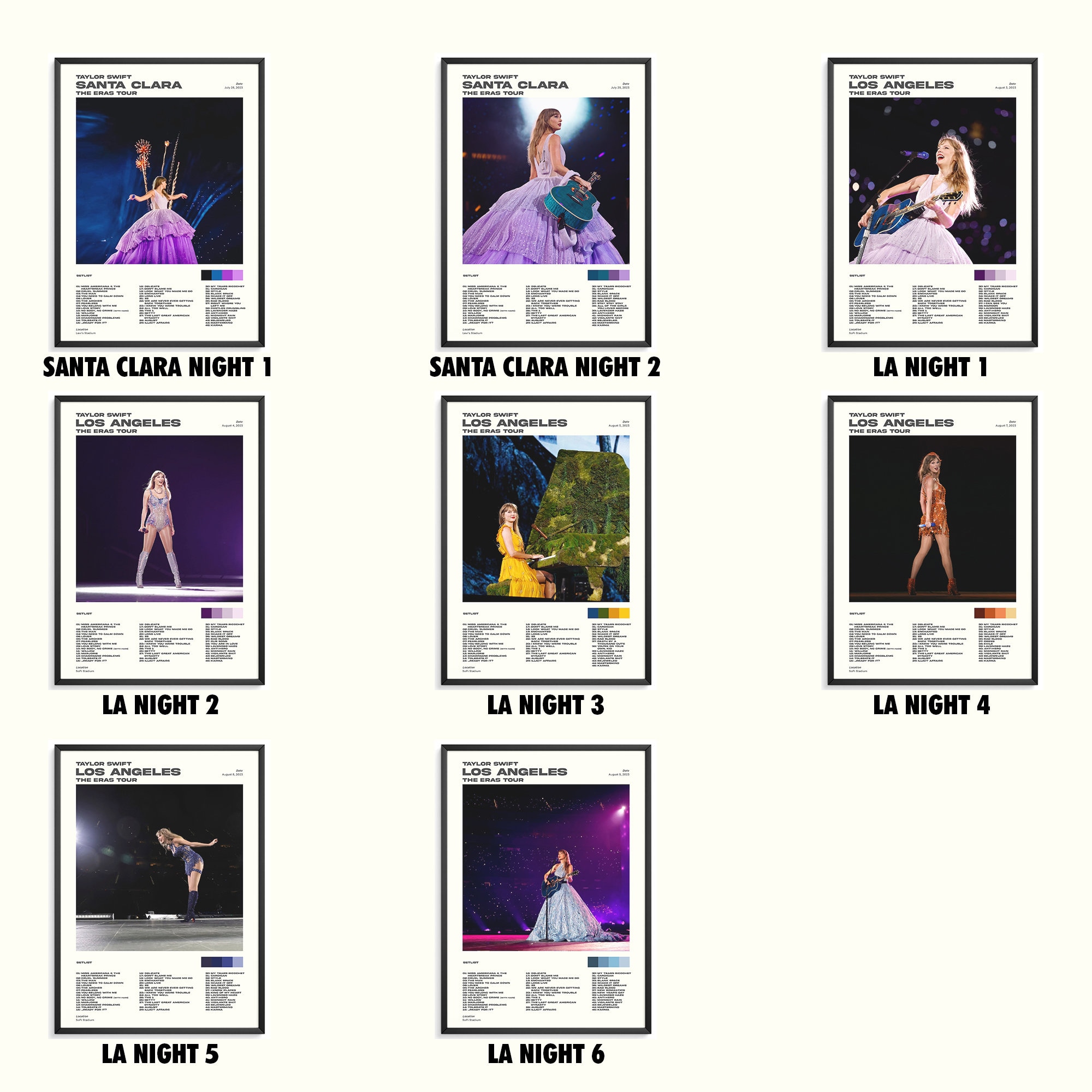Eras Tour Posters USA, Taylor, All Eras Tour Posters sold by Dawn ...