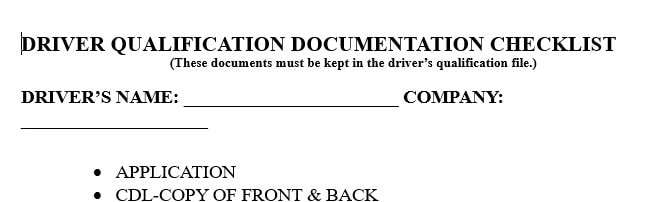 CDL Driver Application and Checklist-complete Setup Packet - Etsy