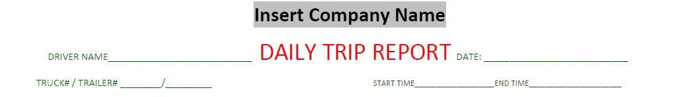 DOT Daily or Weekly Trip Sheet- Ifta-hos-compliance - Etsy