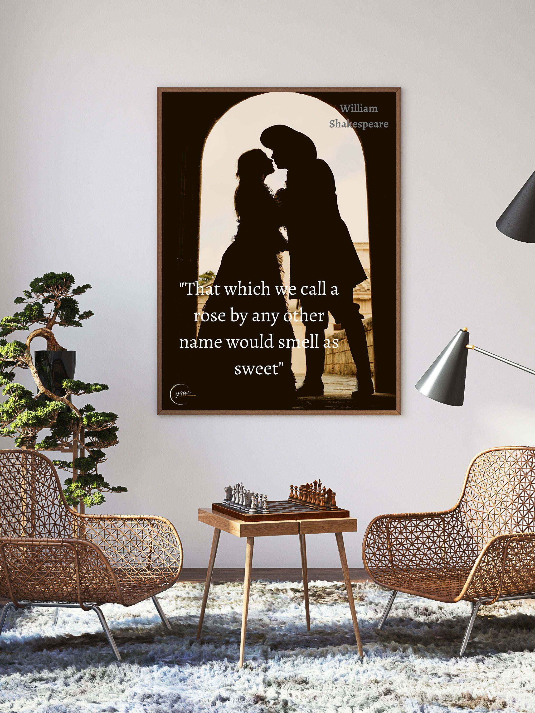 Romeo and Juliet Picture. Love Photo Wall Digital Poster.download ...