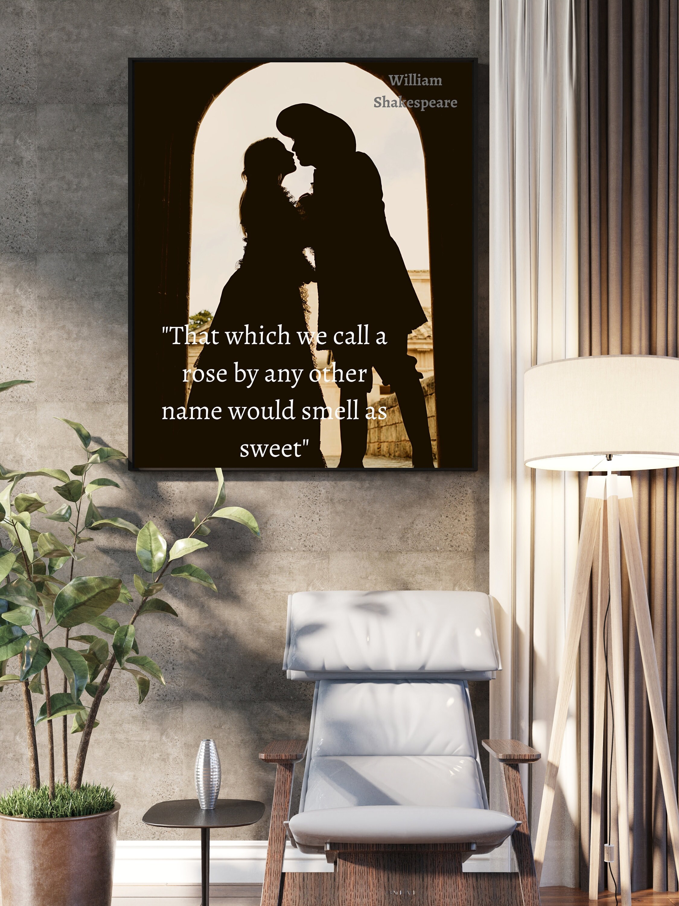 Romeo and Juliet Picture. Love Photo Wall Digital Poster.download ...