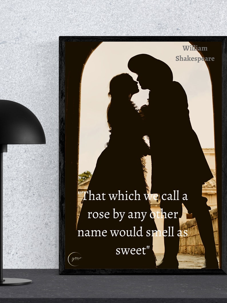 Romeo and Juliet Picture. Love Photo Wall Digital Poster.download ...