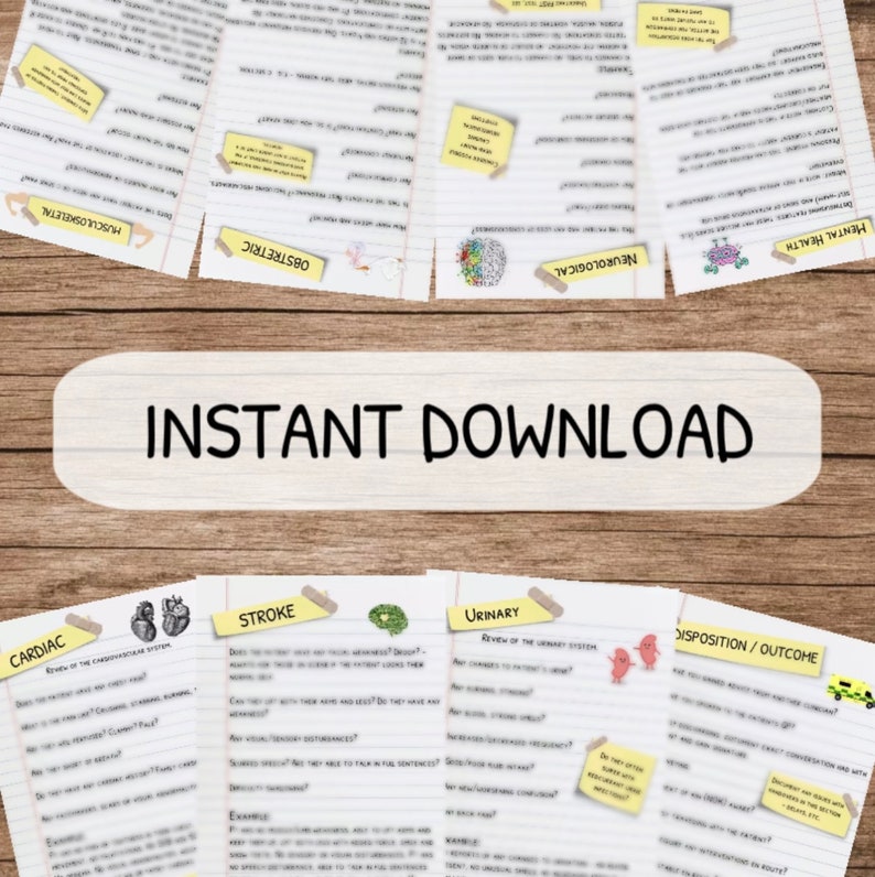 Student Paramedic Paperwork Prompts | Ambulance | Easy to Follow ...