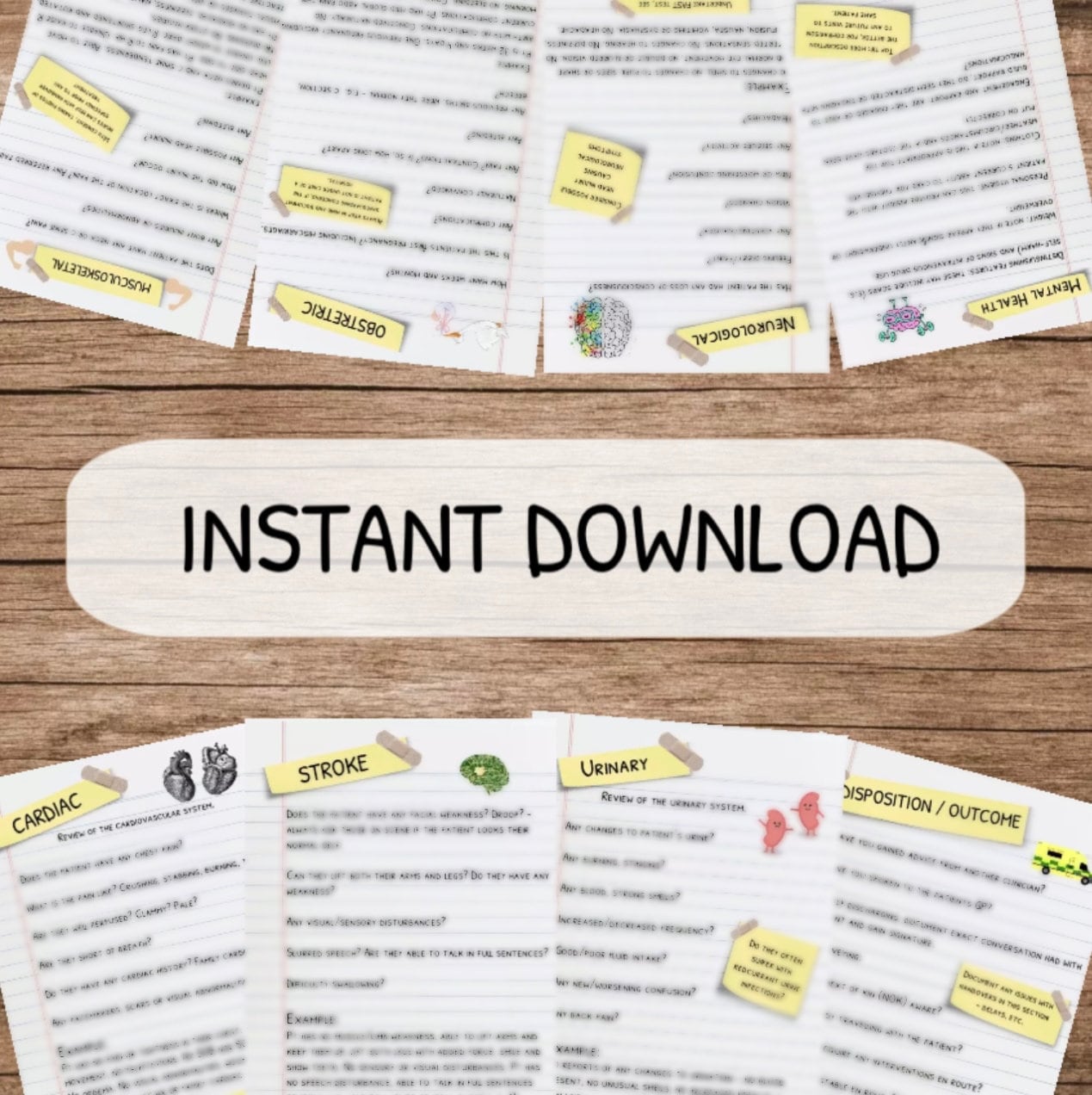 Student Paramedic Paperwork Prompts | Ambulance | Easy to Follow ...