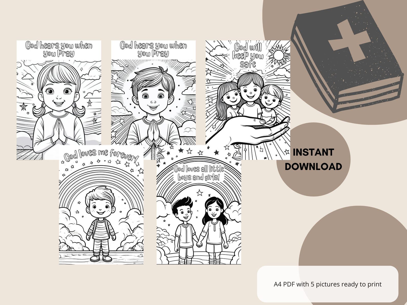 Promises of God Bible Verse Kids Coloring Pages - Inspiring God Promise ...