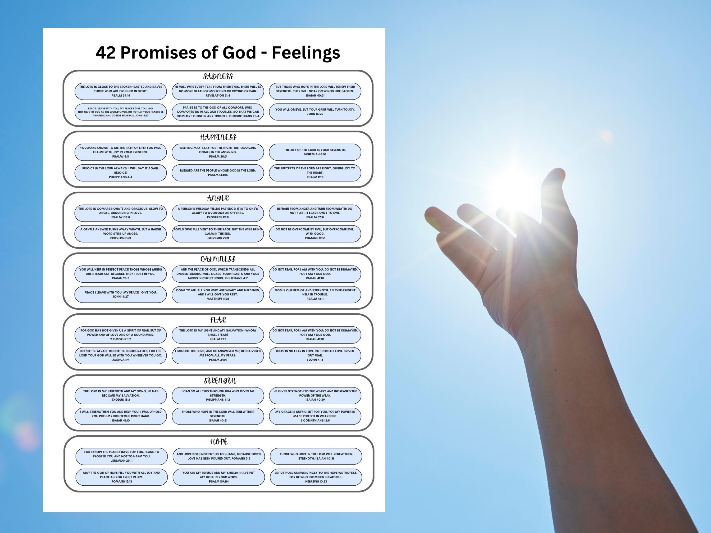 Biblical Promises Printable Color Bundle Healing Scripture Bibke Verses ...