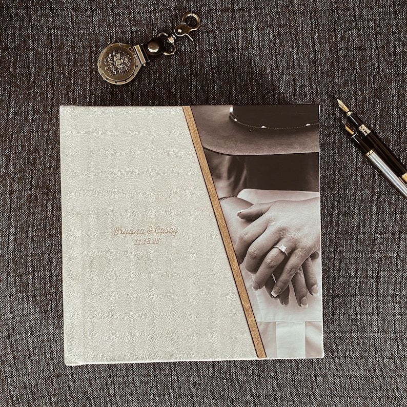 Personalized Panoramic Wedding Photo Album, Layflat Design (12x12 Inch ...