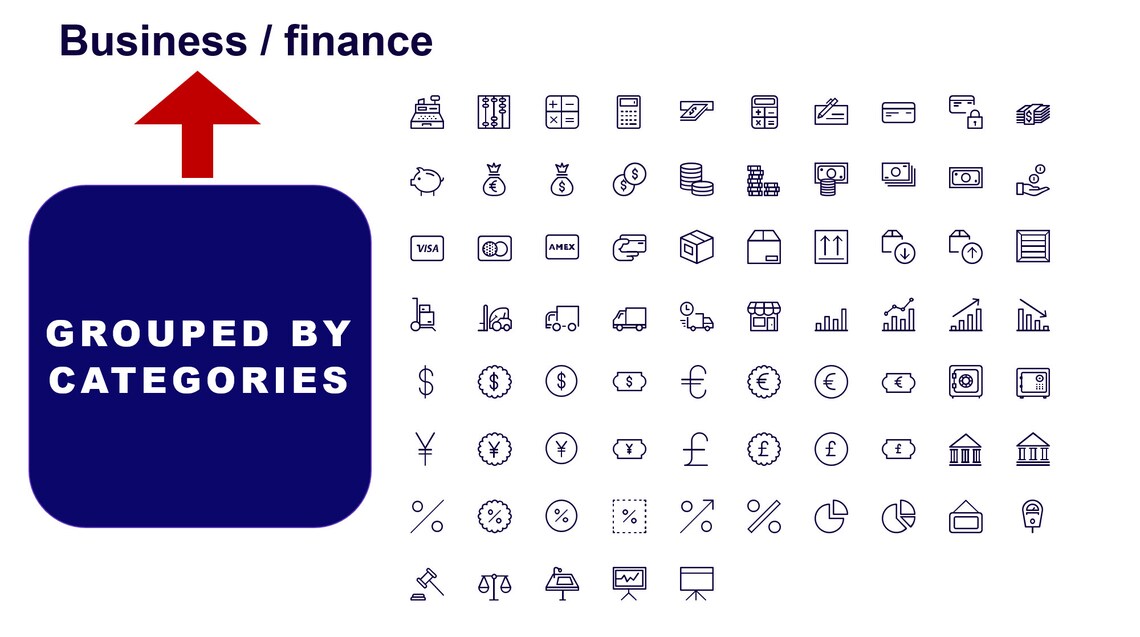 1500 PPT Icons, Icons for PPT, Editable PPT Icons, Icon Set, Icon Suite ...