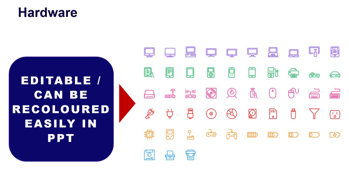 1500 PPT Icons, Icons for PPT, Editable PPT Icons, Icon Set, Icon Suite ...