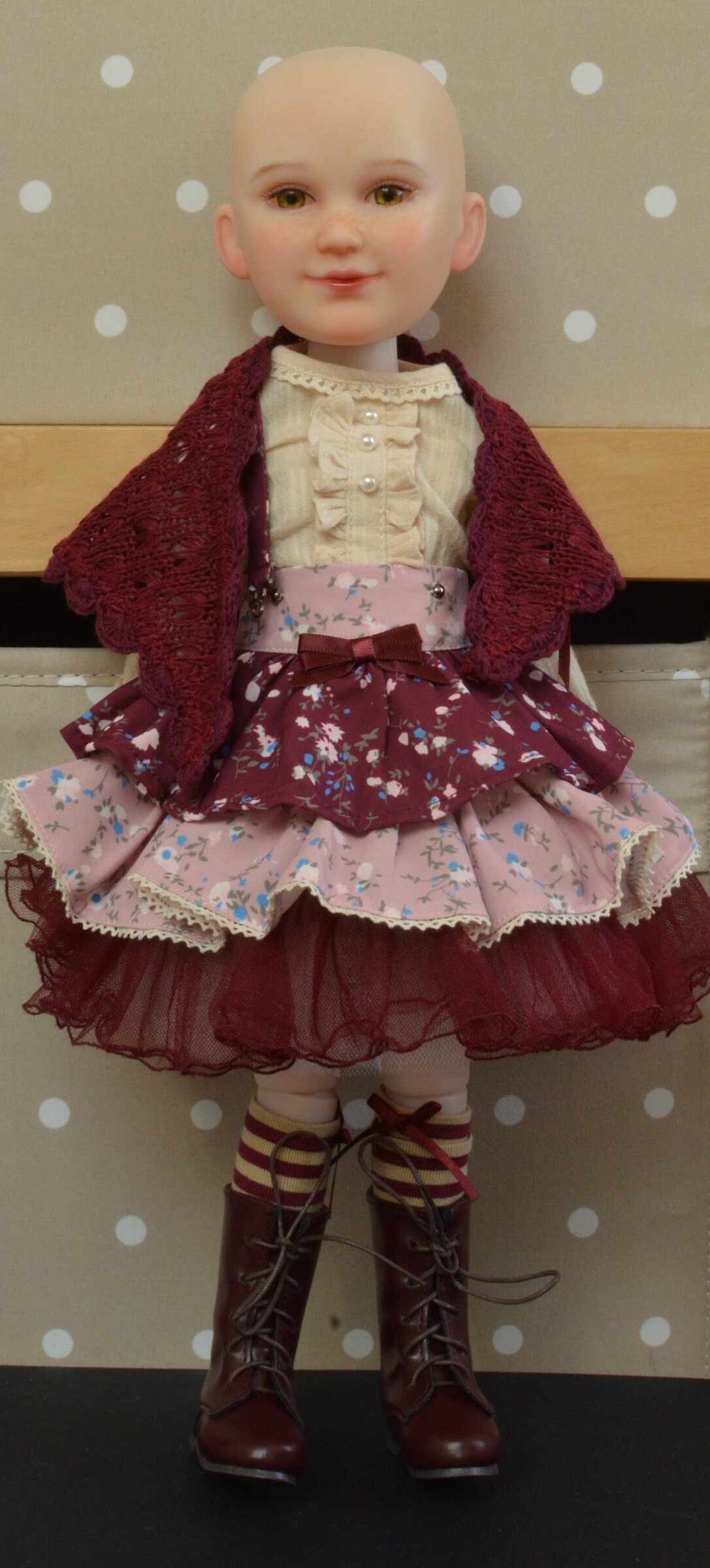 Custom Repainted Ruby Red Fashion Friends OOAK Doll - Etsy