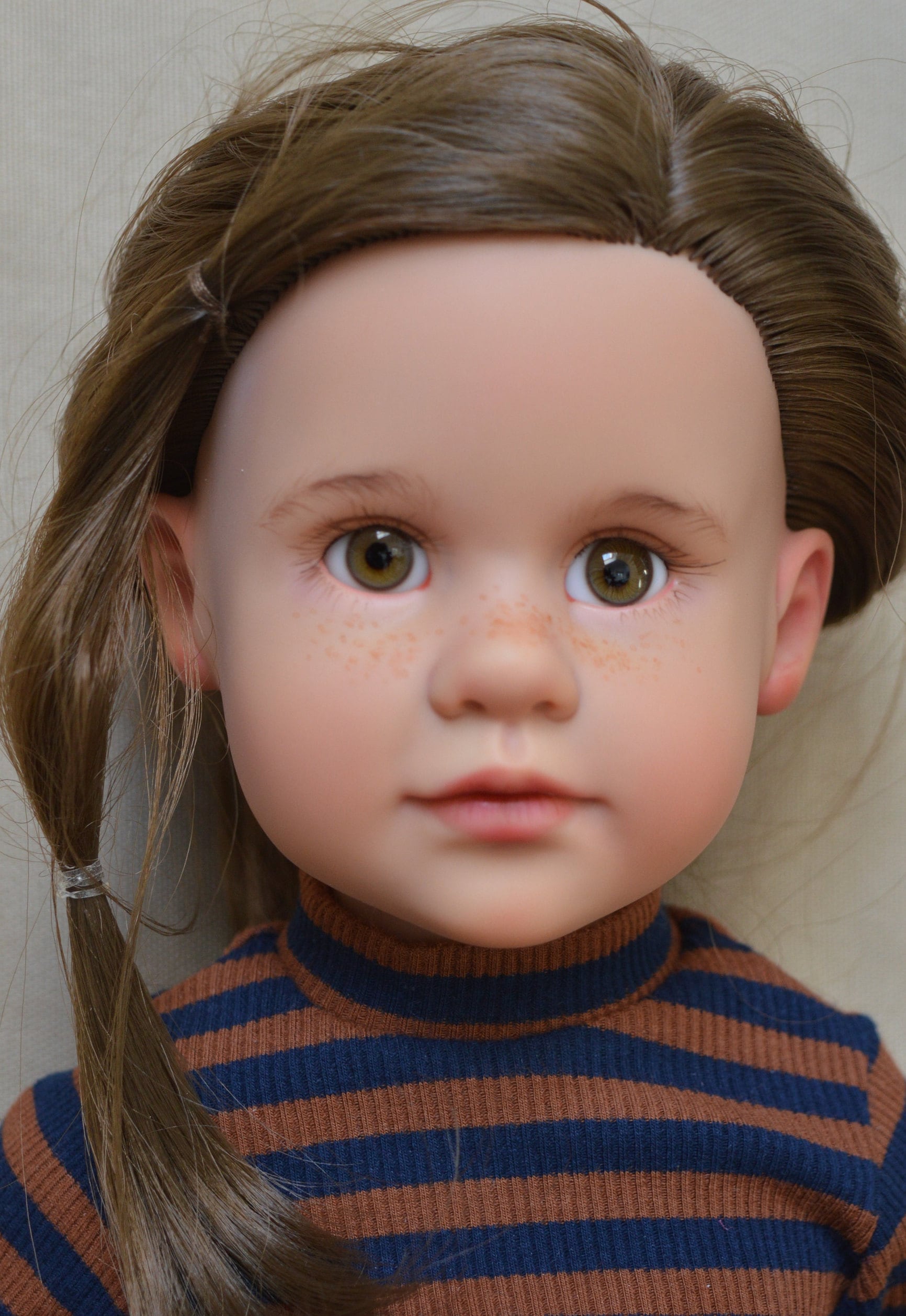 Götz Doll Happy Kidz OOAK Gotz Doll Repainted Customized Brown - Etsy