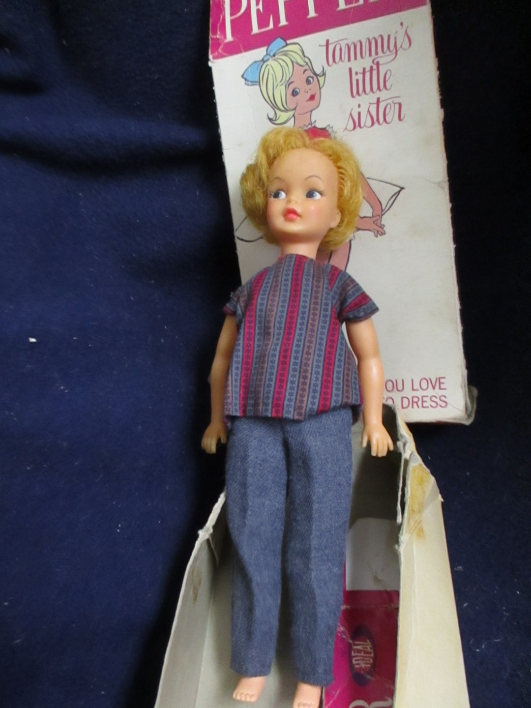 Tammy Blonde Pepper Doll W/box Free P&I US Buyers - Etsy
