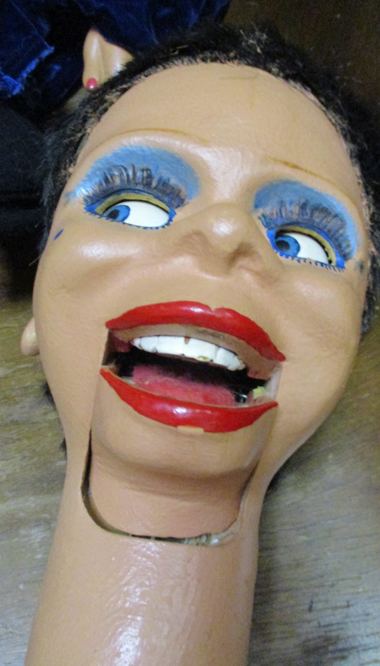 Professional Ventriloquist Dummy Female for Restoration Moving Eyes ...